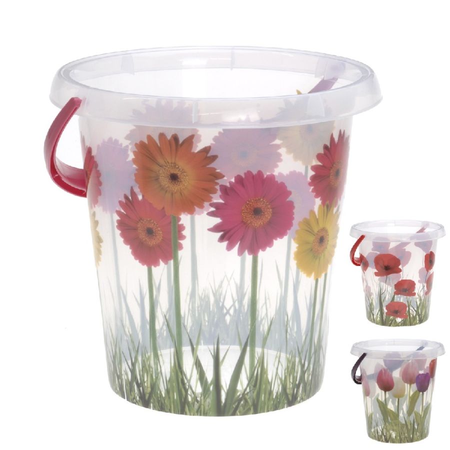 Vedro s kvetinami 12l